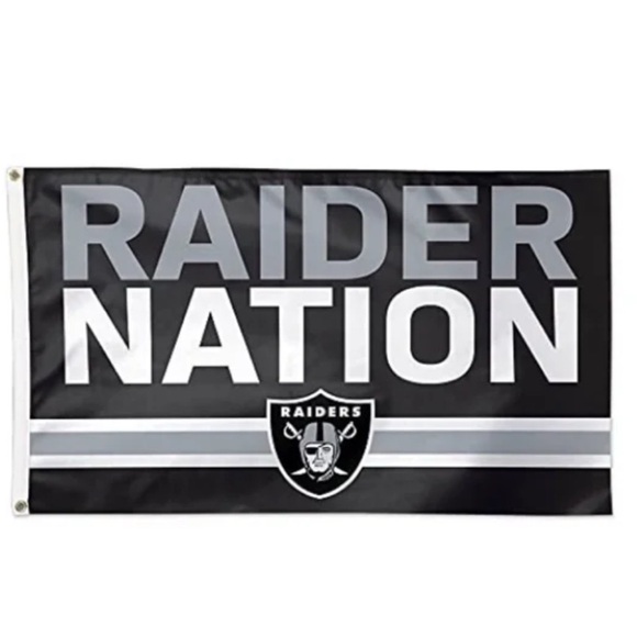 NFL | Other | Las Vegas Raiders Raider Nation Slogan Deluxe 3 X 5 Flag ...